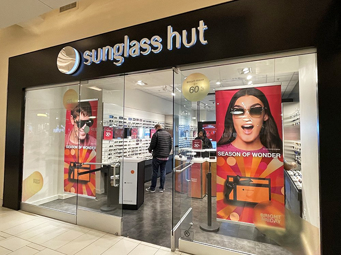 Sunglass Hut: Where protecting your eyes from Louisiana's fierce sunshine becomes a glamorous affair rather than just a practical necessity.