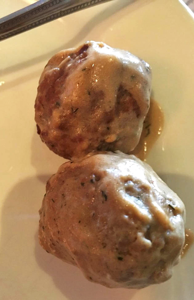 Swedish meatballs bathed in creamy sauce&mdash;comfort food diplomacy that would make both grandmothers and IKEA shoppers nod in approval.