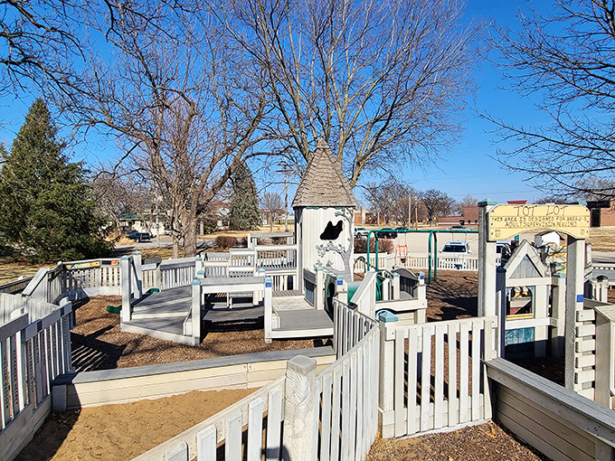 Swensson Park's whimsical playground looks like something straight out of a Swedish children's book&mdash;imagination knows no borders here.