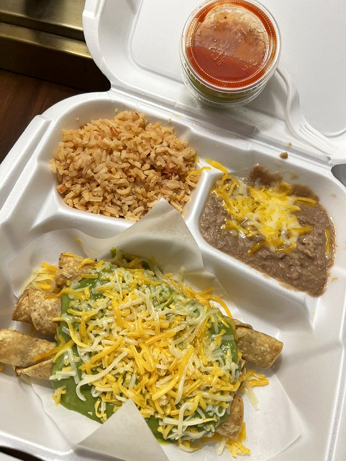 The combination plate&mdash;where rice, beans, and enchiladas gather for a flavor summit that always ends in unanimous satisfaction.