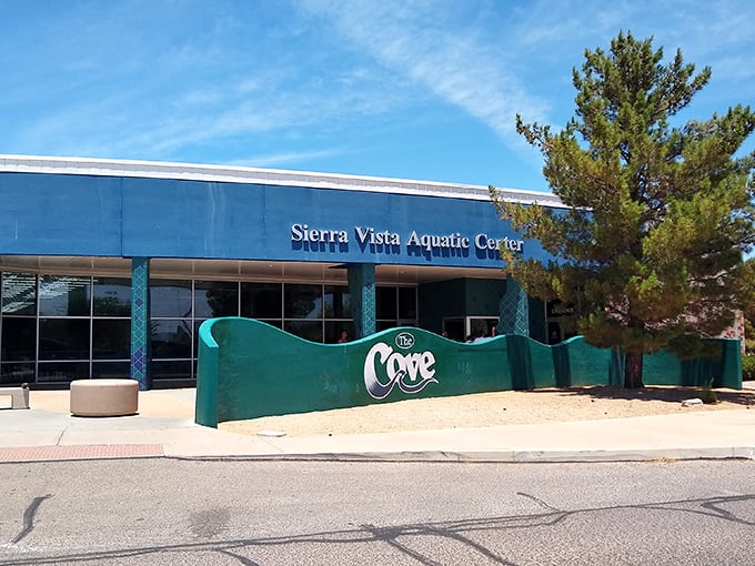 The Sierra Vista Aquatic Center, affectionately known as "The Cove," offers year-round swimming without the maintenance headaches of owning your own pool.