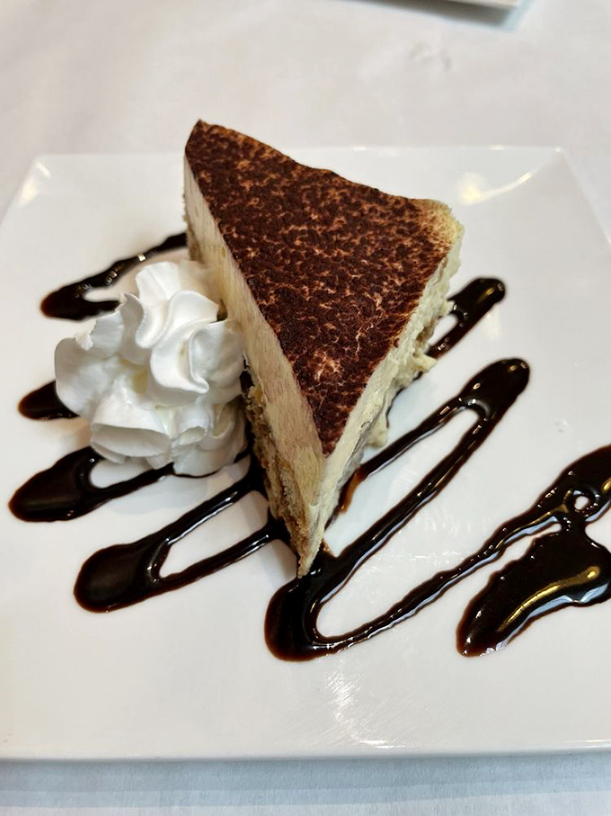 Tiramisu so authentic it should come with its own Italian passport. Coffee, mascarpone, and cocoa in perfect harmony&mdash;the dessert equivalent of Pavarotti.