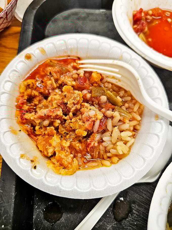 The hash and rice &ndash; South Carolina&rsquo;s comfort classic &ndash; ladled up with rich tomato gravy and plenty of flavor in every bite.