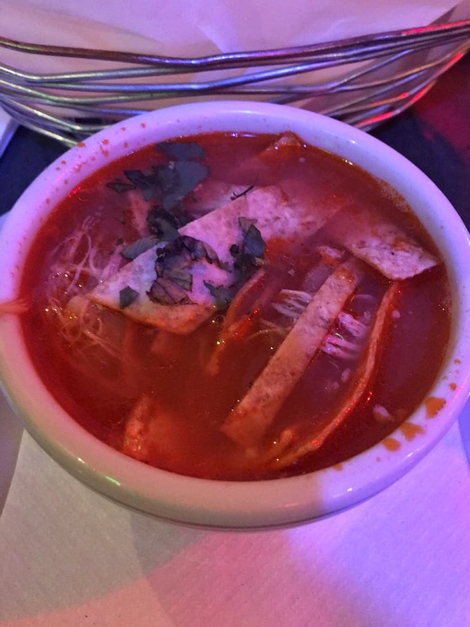 Tortilla soup that could cure anything from homesickness to the common cold&mdash;rich broth, tender strips of tortilla, and a hint of chile heat.