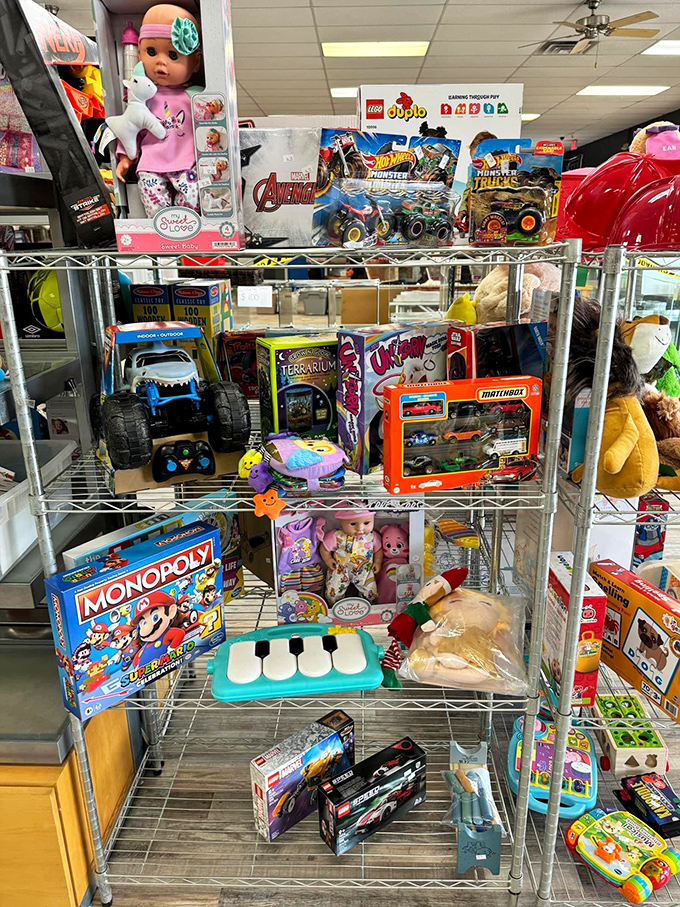 Toy paradise for kids and collectors alike. That Super Mario Monopoly might be the missing piece to your family game night arsenal.