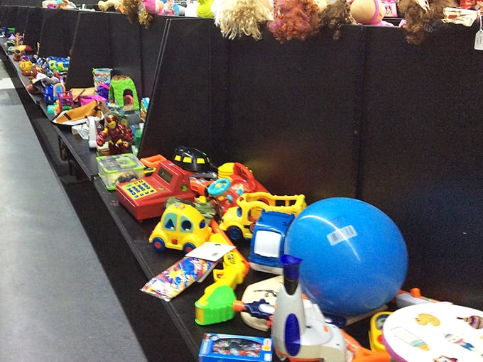 Toy Story in real life&mdash;these gently-loved playthings are ready for second acts in new homes. That blue ball alone holds hours of backyard memories.