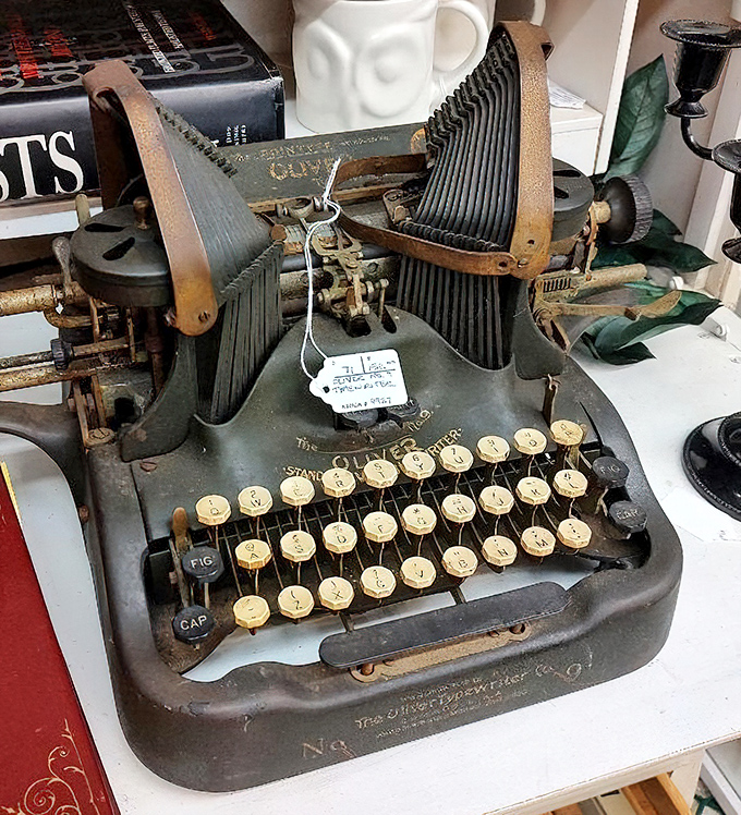This isn't just a typewriter—it's a literary time capsule. Hemingway probably cursed at one just like it when the words wouldn't come.
