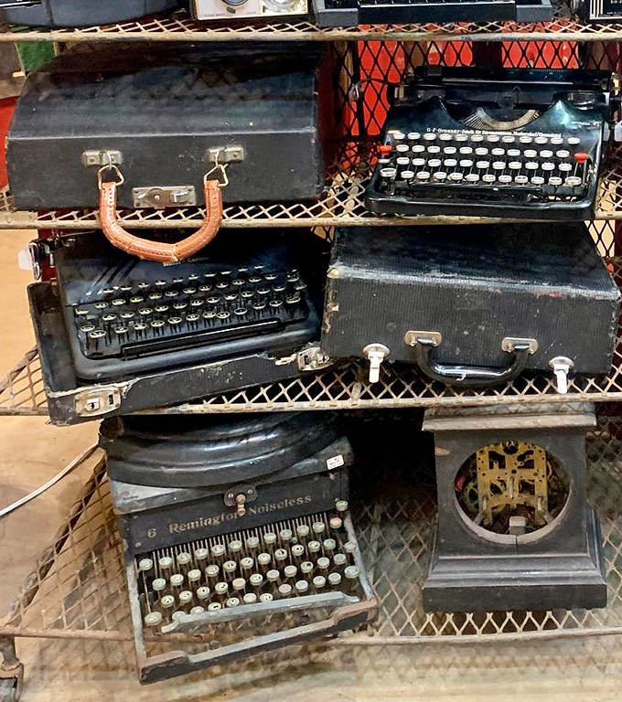 Before there were laptops, there were these beautiful beasts. Hemingway would have a field day choosing which Remington to take home. 