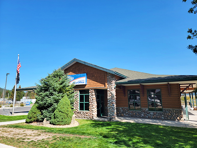 Cascade's Post Office isn't just for mail&mdash;it's where neighbors exchange news, greetings, and the occasional fishing report while handling their daily business.