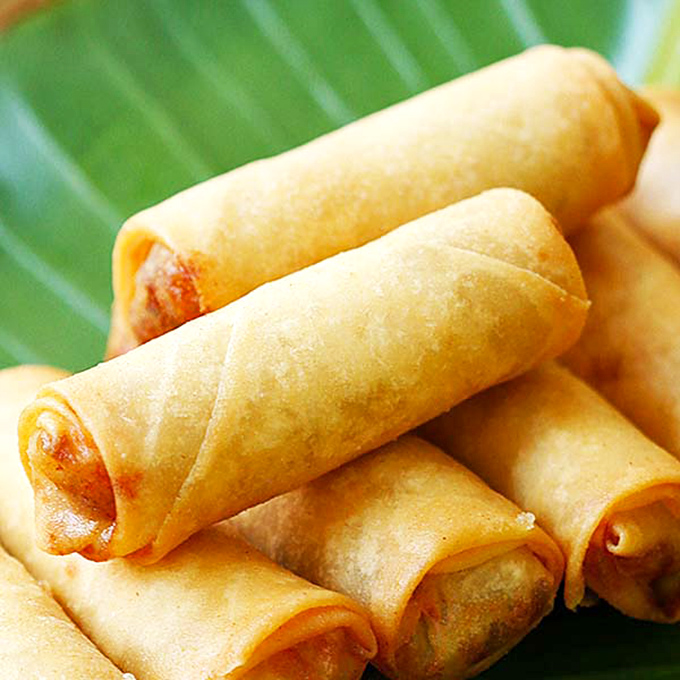 Spring rolls with a golden crunch that would make even the most dedicated cheesesteak fan consider a brief but passionate affair.