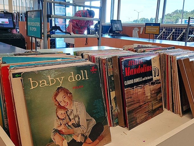 Vinyl treasures await the patient hunter. That "Baby Doll" album might contain the soundtrack to someone's first dance or heartbreak.