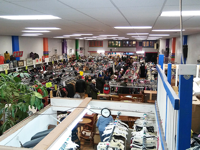 A bird's-eye view of organized chaos &ndash; where someone's discarded possessions become another's prized discoveries.