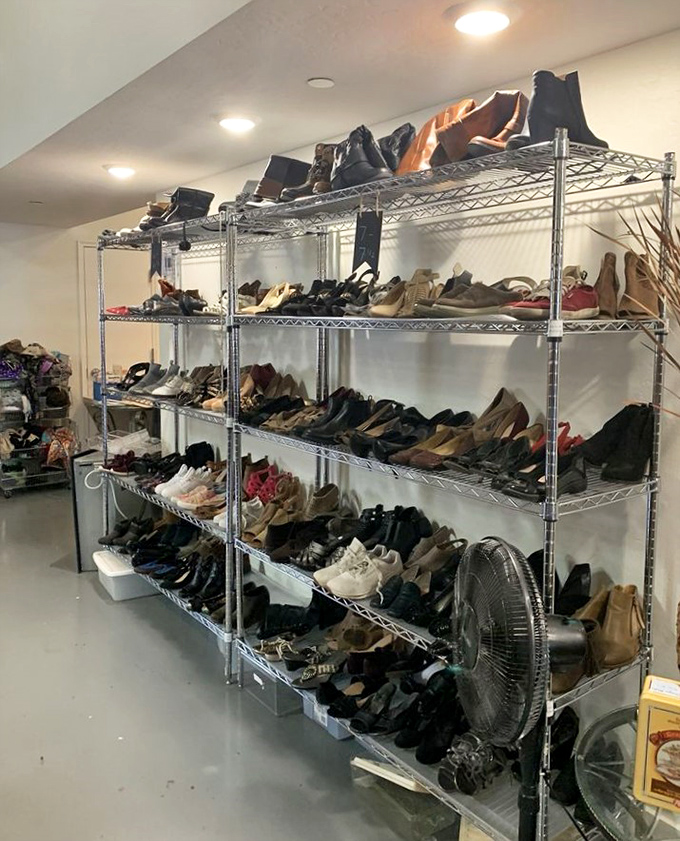 Cinderella had one glass slipper; here you'll find hundreds, minus the midnight deadline and pumpkin problems.