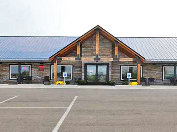 Not a rustic-chic design trend, but the real deal. This wooden structure has more authentic character than most Instagram feeds.