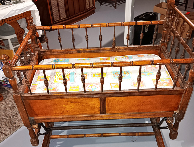 This antique bassinet has rocked generations of dreams&mdash;just imagine the lullabies it has heard through the decades.