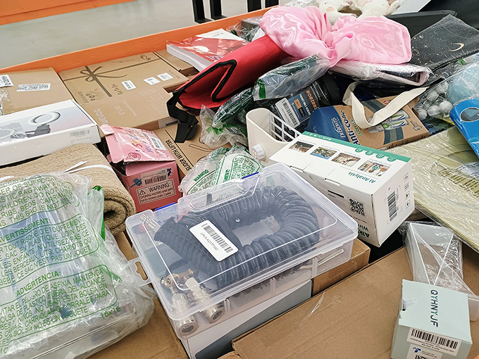 One shopper's retail chaos is another's organized opportunity&mdash;each box potentially holding that perfect something you didn't know you needed.