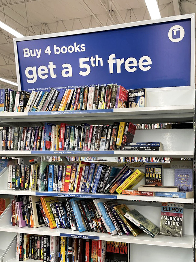 Buy four books, get the fifth free &ndash; because suddenly you're a librarian with a very generous budget.
