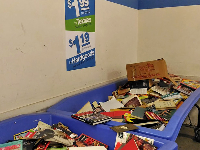 Literary roulette at its finest! For less than a latte, you could discover your next favorite author or the perfect coffee table statement piece.