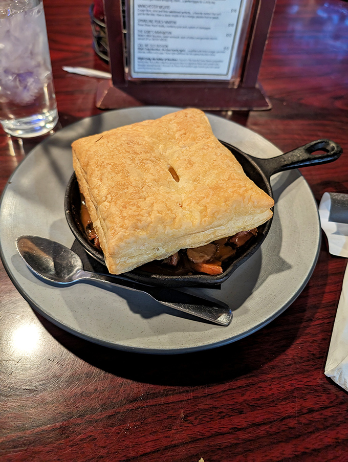 Flaky pastry meets hearty filling in this Cajun pot pie. The steam rising when you break through that crust is practically a religious experience.