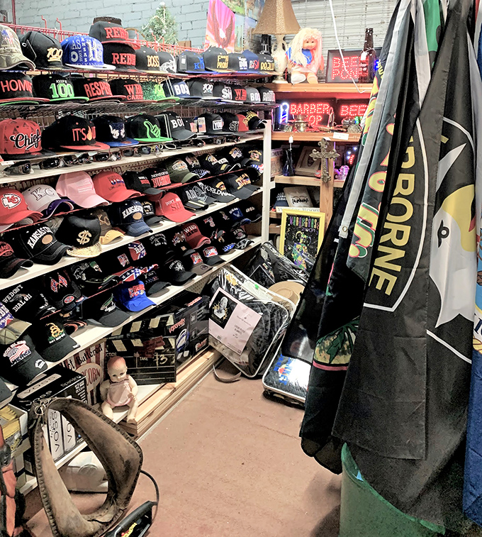 Baseball cap heaven or hat-pocalypse? Either way, there's headwear representing every team, cause, and questionable fashion decision from the last five decades.