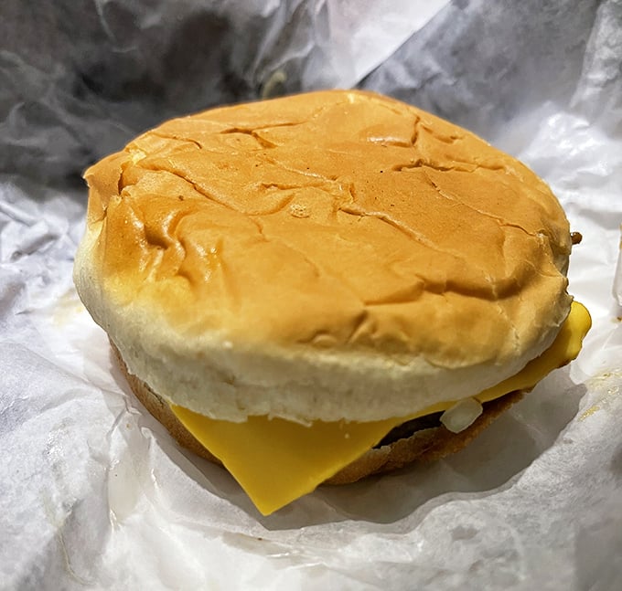 A cheeseburger so honest and unpretentious it makes you question why anyone would ever complicate a good thing.