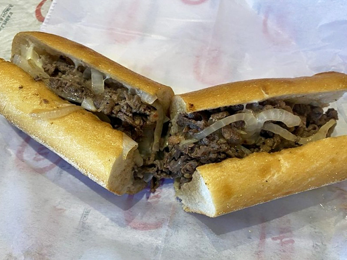 The holy grail of Philadelphia&mdash;a proper cheesesteak with tender meat and just the right bread-to-filling ratio. No passport required for this authentic Philly experience.