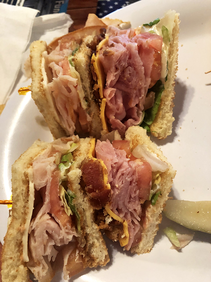 This club sandwich isn't messing around&mdash;stacked higher than your weekend plans and packed with enough meat to feed a small family.
