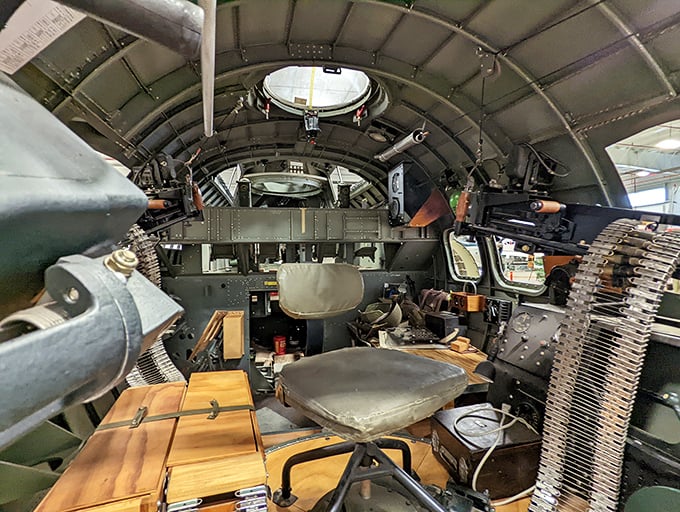 The office of the greatest generation. From this seat, young men barely out of high school navigated through history's most consequential conflict.