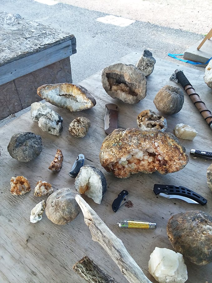 Nature's treasure chest cracked open&mdash;these geodes reveal crystal interiors that formed over millennia. Geology never looked so glamorous.