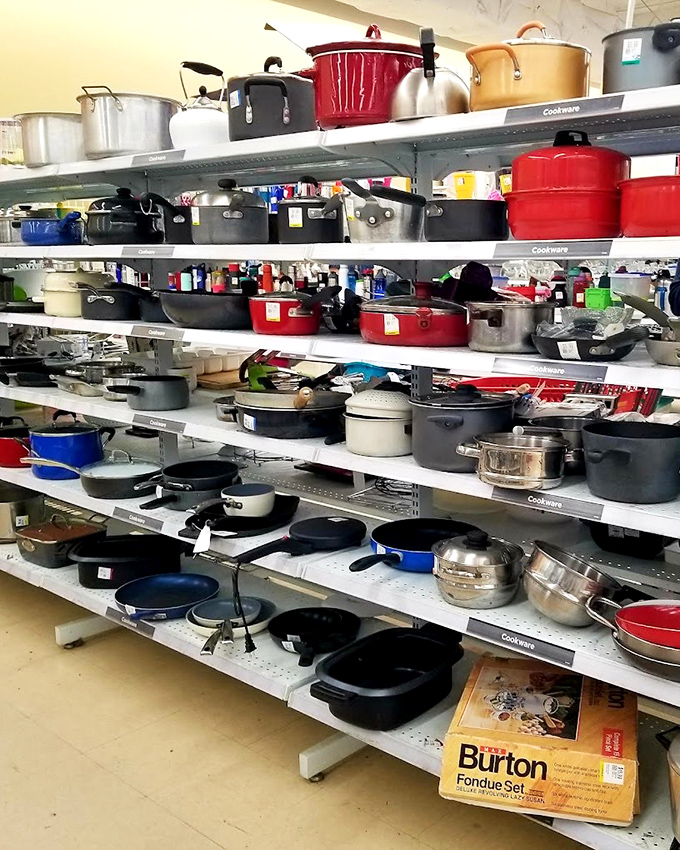 Cast iron, non-stick, and everything in between. Some of these pans have probably cooked more interesting meals than most restaurants you've visited lately.