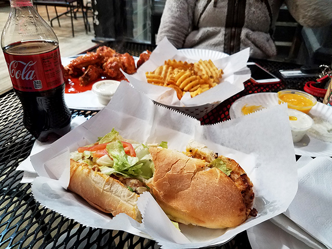 The spread that launches a thousand food comas&mdash;hoagies, fries, wings, and soda, all served with a side of Pennsylvania practicality.