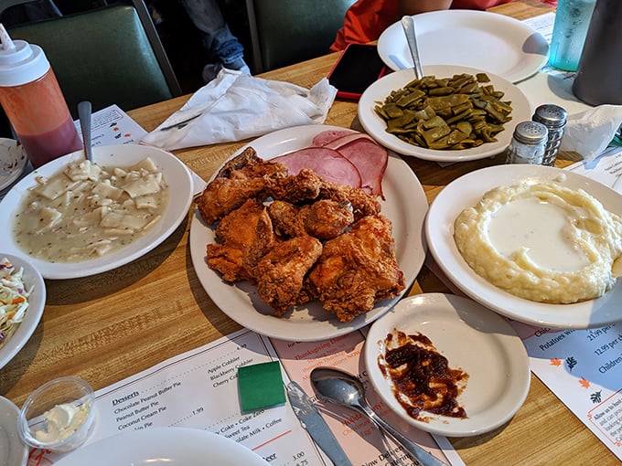 When the server arrives with this spread, it's like Christmas morning for your taste buds. Diet plans politely excuse themselves.