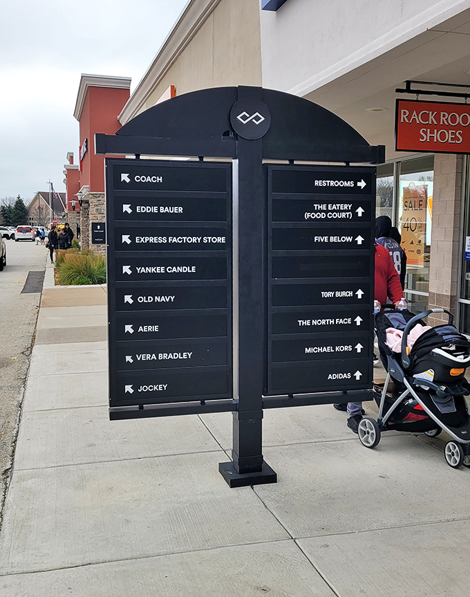 The shopping equivalent of GPS &ndash; this directory prevents retail wandering and ensures maximum efficiency in your discount quest.