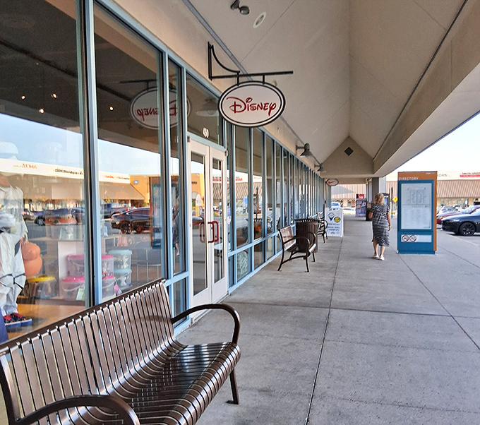 The happiest store on earth brings Disney magic to the Ozarks. Those benches outside aren't just seating &ndash; they're relationship-saving rest stops for patient partners.