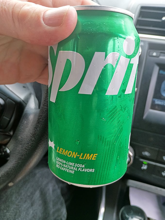 A cold Sprite &ndash; the unsung hero of fish and chips pairings. Sometimes the simplest accompaniment is exactly what you need.