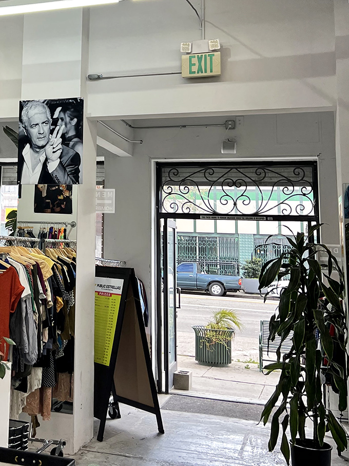 Now this is what I call an open-door policy &mdash; sunlight, street sounds, and vintage finds calling your name.