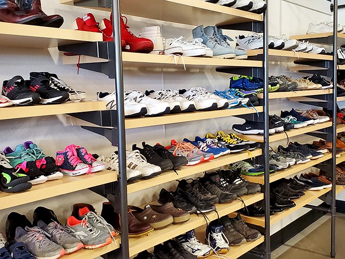 The footwear section rivals Imelda Marcos's closet. From barely-worn sneakers to vintage boots, your next favorite shoes are hiding in plain sight.