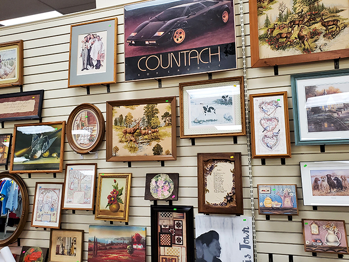 Wall art for every taste&mdash;from Lamborghinis to landscapes, proving one person's "what was I thinking?" becomes another's perfect find.