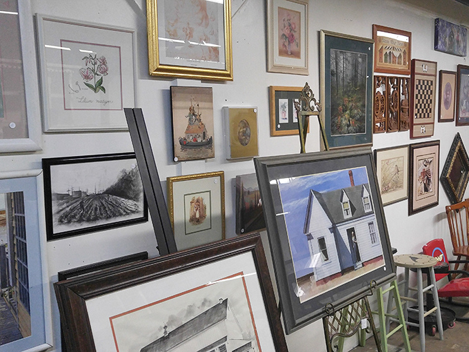 Wall art gallery that would make museum curators jealous. From landscapes to portraits, these framed pieces are just waiting to class up your blank walls.