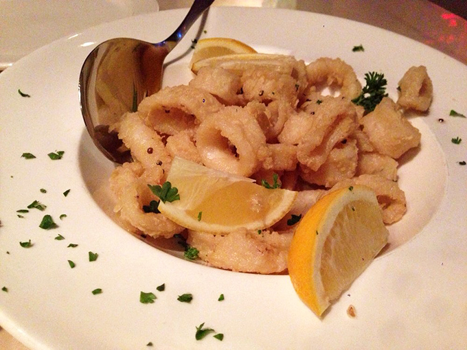 Crispy calamari that snaps like the perfect punchline&mdash;light, golden, and impossible to stop eating.