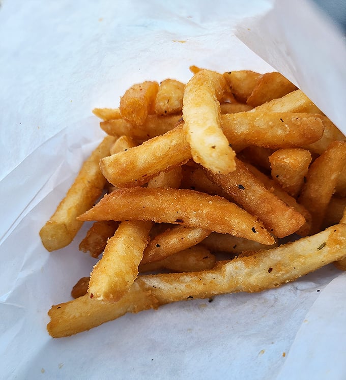 These aren't just fries&mdash;they're golden potato soldiers, perfectly seasoned and ready to march straight into the hall of comfort food fame.
