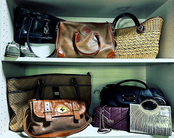 Designer bags without designer prices&mdash;these leather beauties have plenty of life left to carry your essentials and perhaps a thrift store find or two.