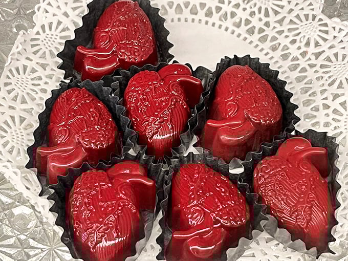 These anatomically correct candy hearts aren't for the faint-hearted&mdash;they're ruby-red declarations that Valentine's Day can be both romantic and delightfully macabre. 