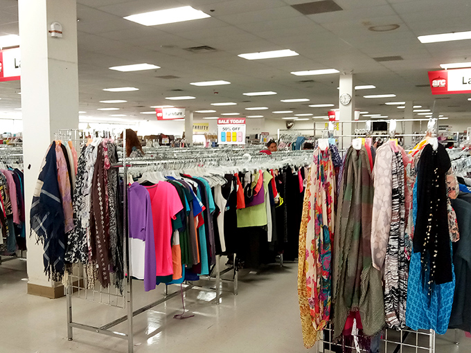 The ladies' section &ndash; where Colorado fashionistas hunt for everything from professional blazers to the perfect Red Rocks concert outfit without breaking the bank.