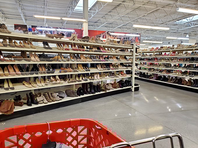 The Imelda Marcos memorial wing. With this many footwear options, you might need to rent a U-Haul for your new shoe collection.