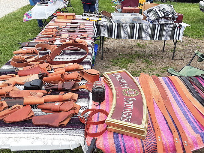 Leather goods with character to spare &ndash; holsters, belts, and western accessories that look like they rode straight out of a John Wayne movie.