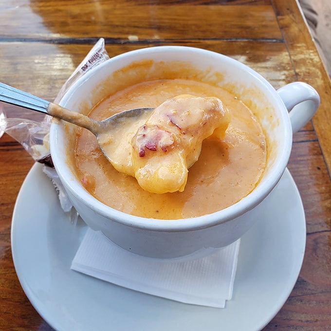 This lobster bisque isn't just soup &ndash; it's a warm, creamy hug in a bowl that makes you understand why New Englanders endure those winters.