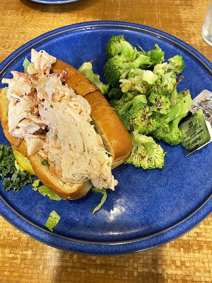 Behold the lobster roll that ends all regional debates &ndash; pure sweet meat nestled in buttery bliss.