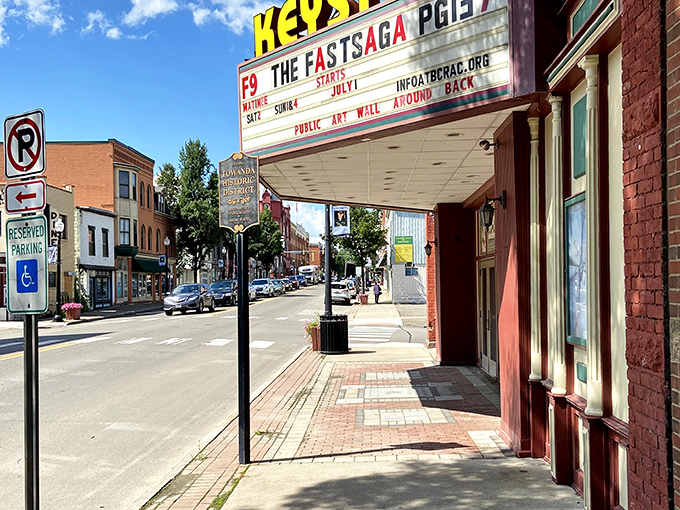 The Keystone Theatre's marquee still lights up Main Street with the promise of shared experiences in a Netflix-dominated world.