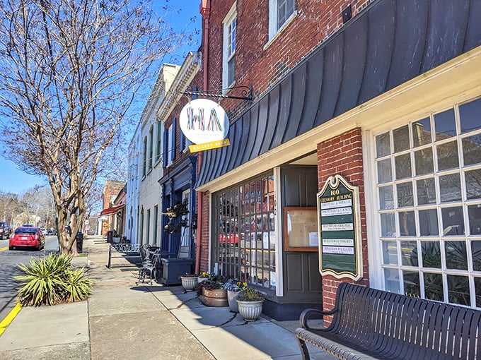 Strolling these sidewalks feels like walking through a living postcard, complete with benches perfectly positioned for people-watching and spontaneous conversations.